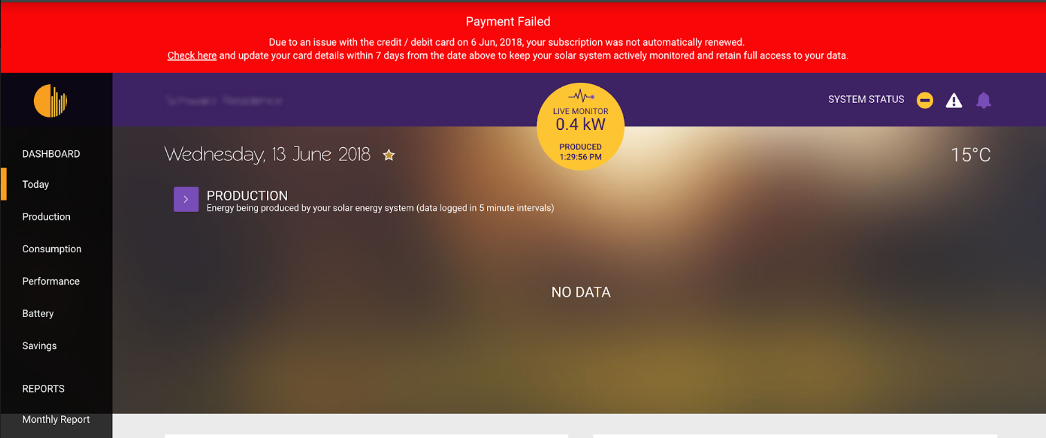 My Solar Analytics subscription is about to expire. How do I renew?