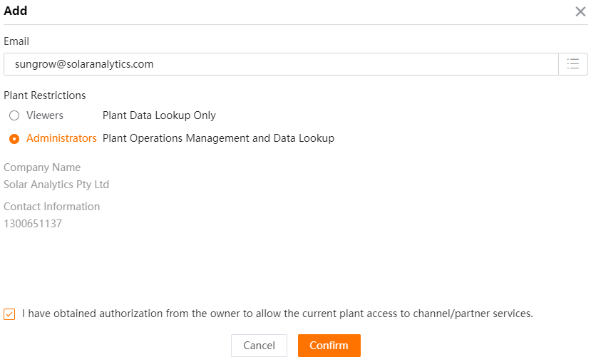 Sungrow - Sharing your inverter with Solar Analytics