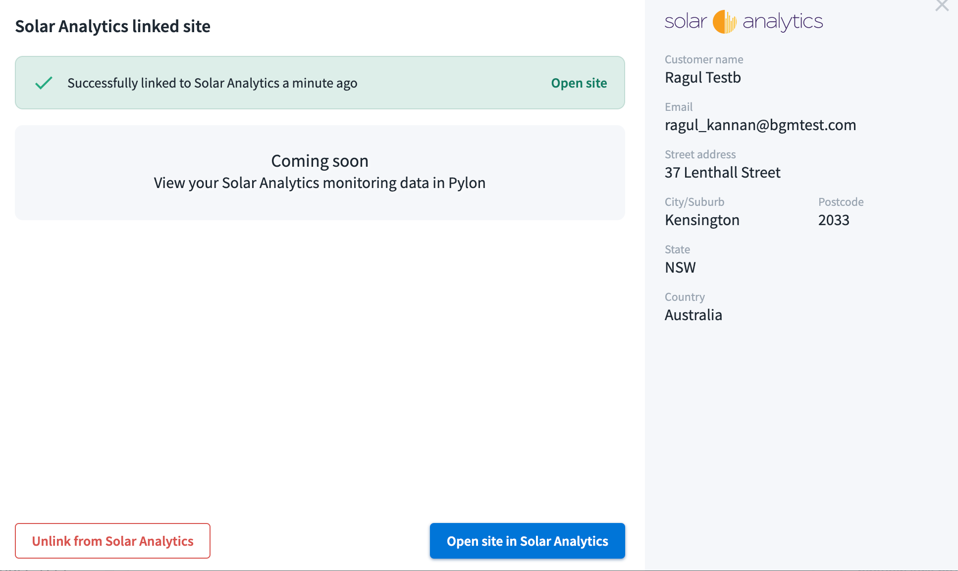 Pylon site commissioning guide